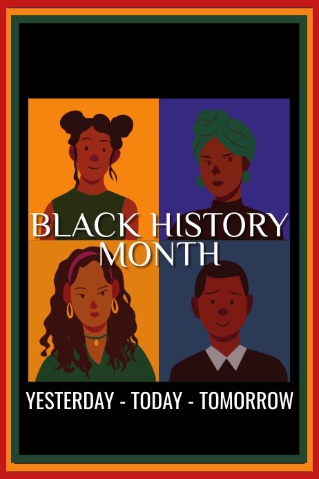 Black History Month Poster Template | PosterMyWall