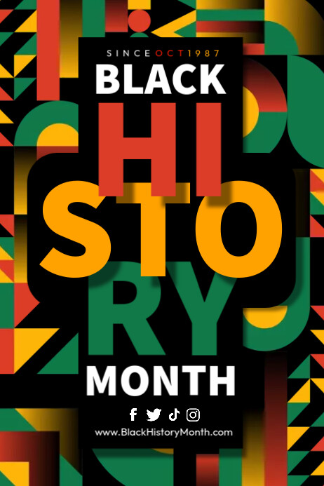 Black History Month Poster Template | PosterMyWall
