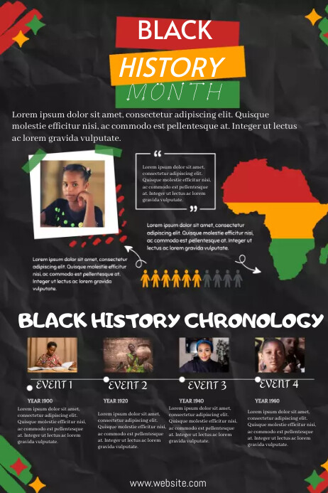 Plantilla de Black history month poster design | PosterMyWall