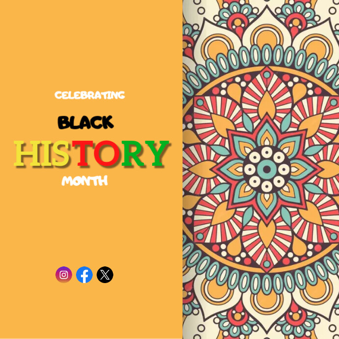 Black History Month Poster Template | PosterMyWall