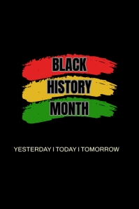 Black History Month Poster Template | PosterMyWall