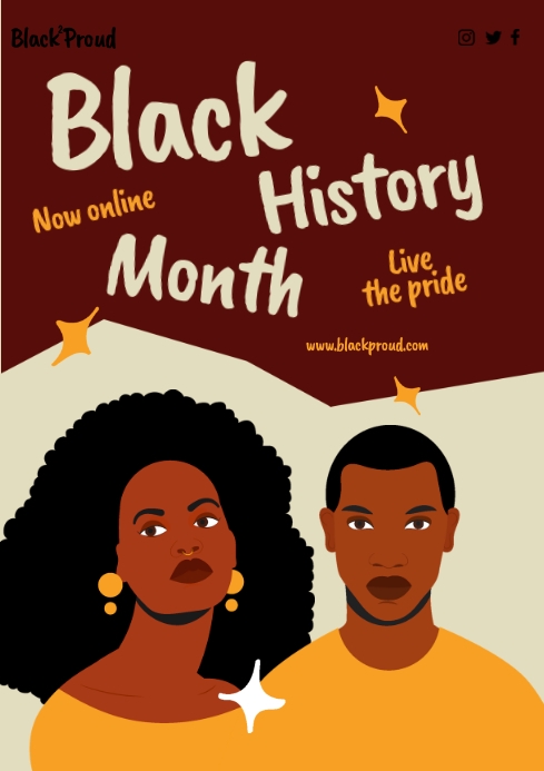 Black History Month Poster Template | PosterMyWall