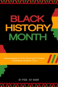 Black History Month Poster Template | PosterMyWall