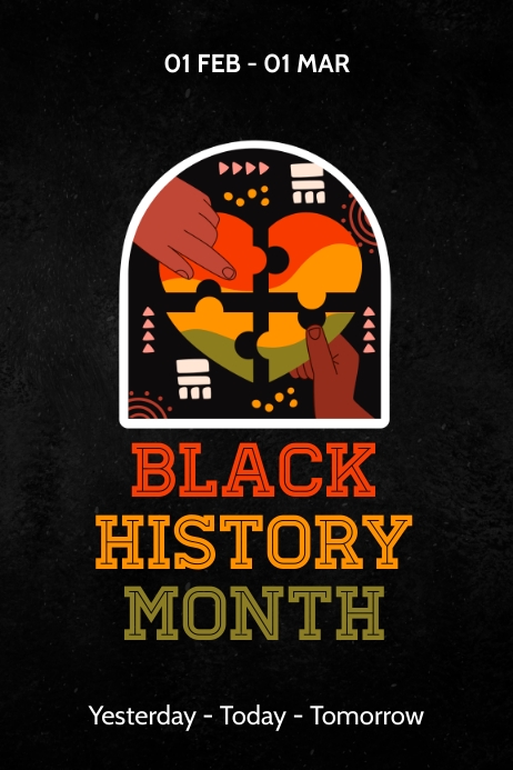 Black History Month Poster Template | PosterMyWall