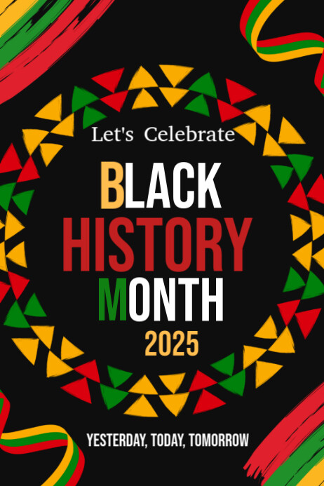 Copy of Black History Month Poster Template 2025 | PosterMyWall