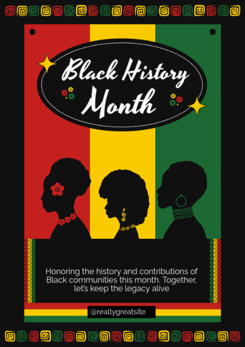 Black History Month Poster Template | PosterMyWall