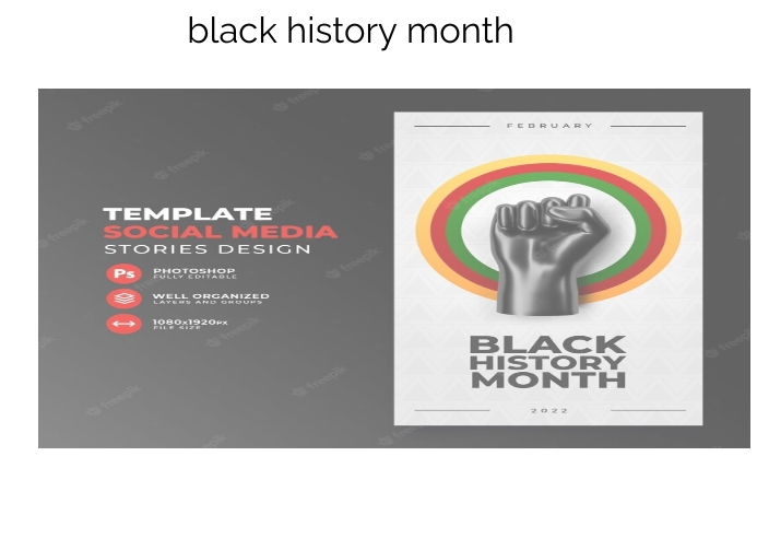 black history month poster template | PosterMyWall