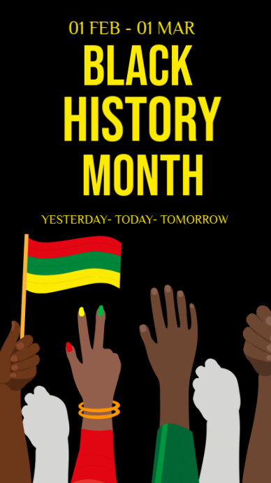 Black history month template 2025 | PosterMyWall