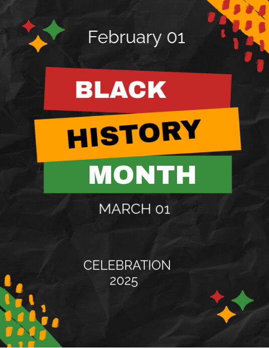 BLACK HISTORY MONTH TEMPLATE 2025 | PosterMyWall