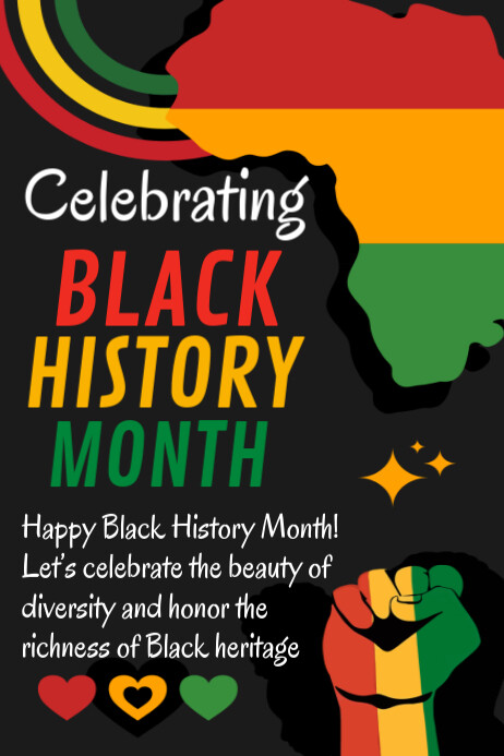 Black history month template 2025 | PosterMyWall