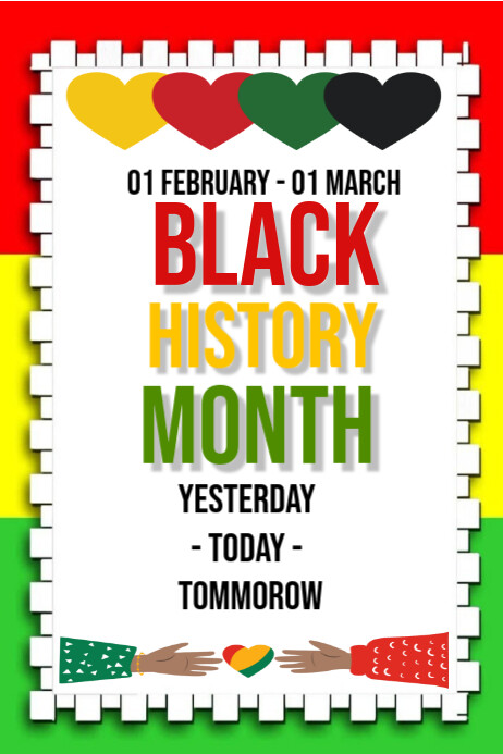 Black history month template 2025 | PosterMyWall