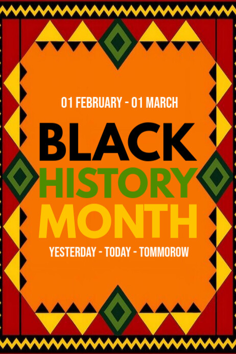 Black history month template 2025 | PosterMyWall