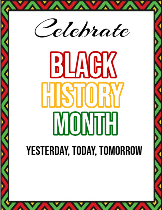Black History Month Template 2025 | PosterMyWall