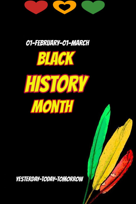 Black history month template 2025 | PosterMyWall