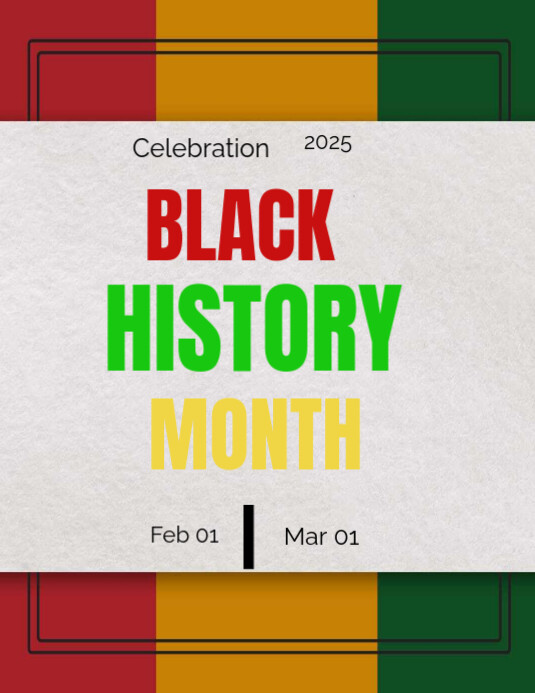Black history month template 2025 | PosterMyWall