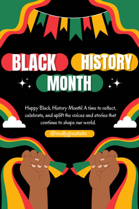 Black history month template 2025 | PosterMyWall