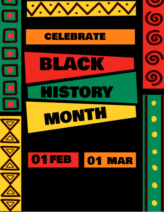 BLACK HISTORY MONTH template 2025 | PosterMyWall
