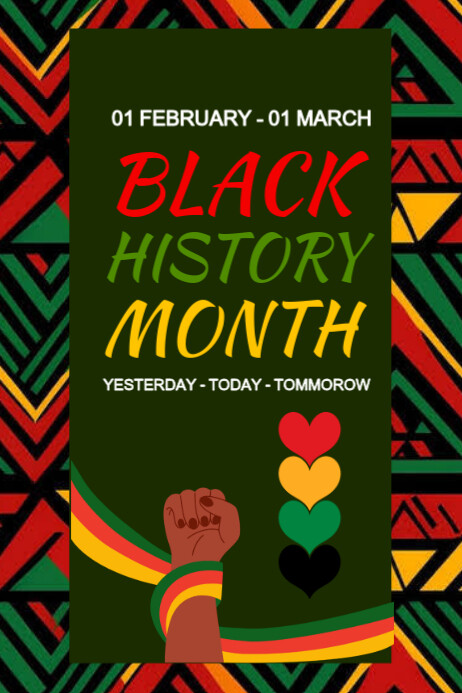 Black history month template 2025 | PosterMyWall