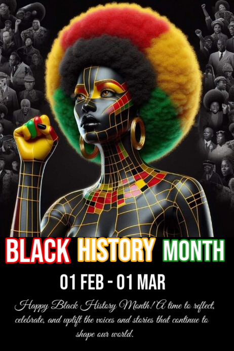 Black history month template 2025 | PosterMyWall