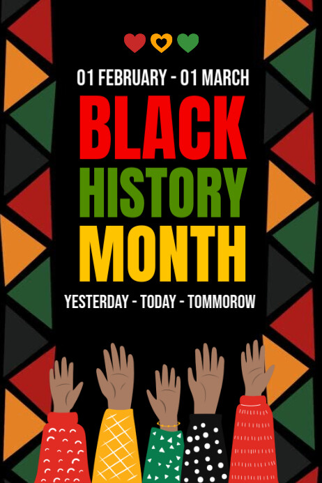 Black history month template 2025 | PosterMyWall
