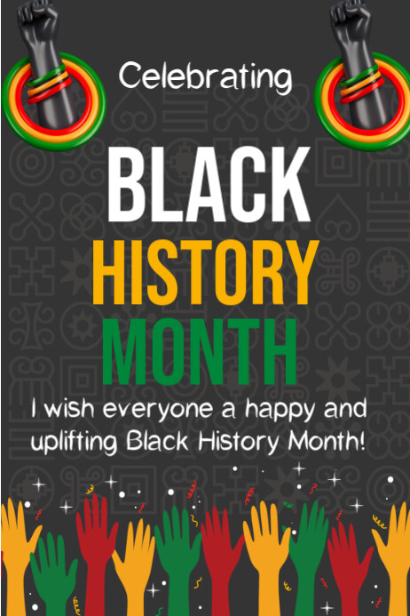 Black history month template 2025 | PosterMyWall