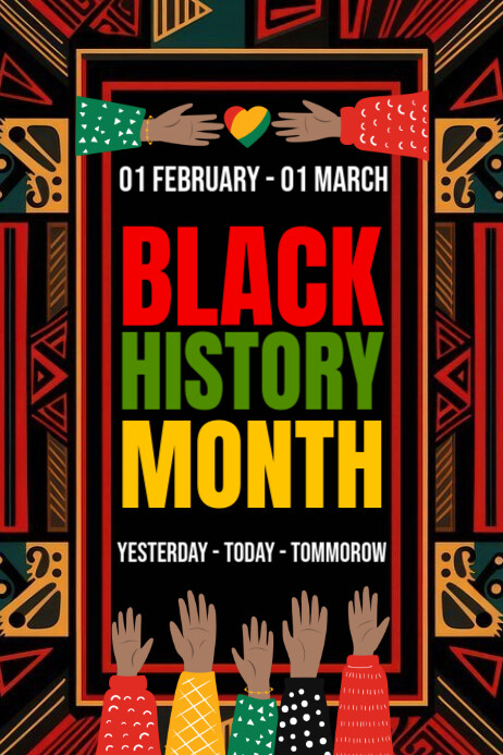 Black History Month template 2025 | PosterMyWall