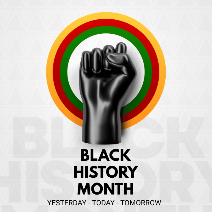 Modèle Brochure Du Mois de L'histoire Des Noirs | PosterMyWall