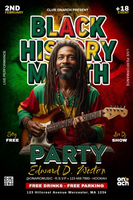 Black History Party Template | PosterMyWall