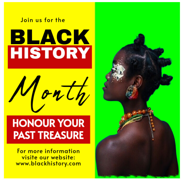 BLACK HISTORY POSTER Template | PosterMyWall