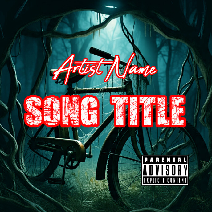 Black Horror Album Cover Album Cover Template | PosterMyWall