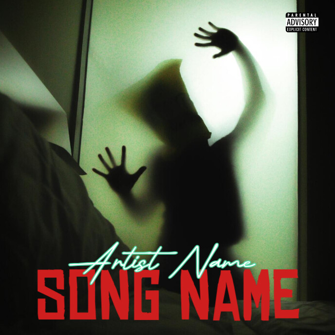 Black Horror Cd Mixtape Cover Album Cover Template | PosterMyWall