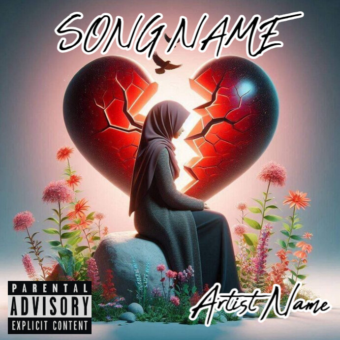 Plantilla de Black Illustrative Album Cover Instagram Post | PosterMyWall