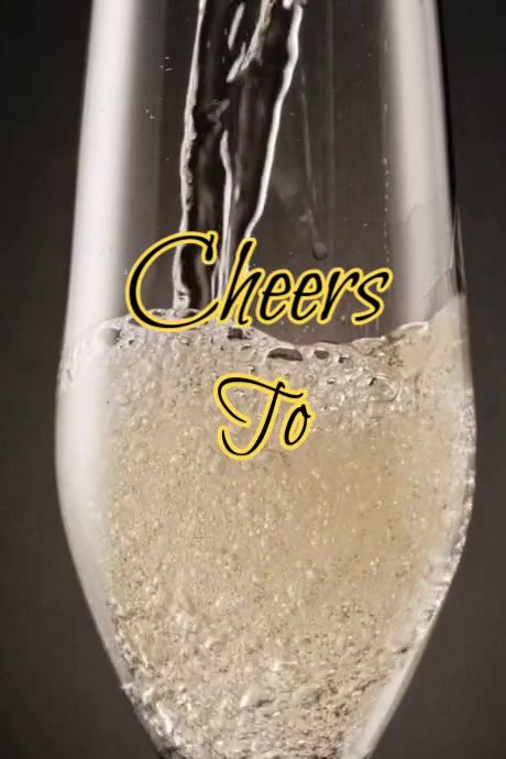 Black Illustrative Cheers To 2025 Template Design Poster | PosterMyWall