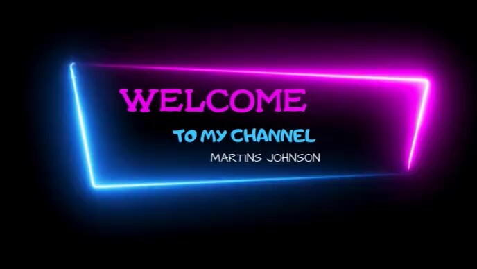 Black Illustrative Flora Youtube Introduction Video Youtube Thumbnail ...