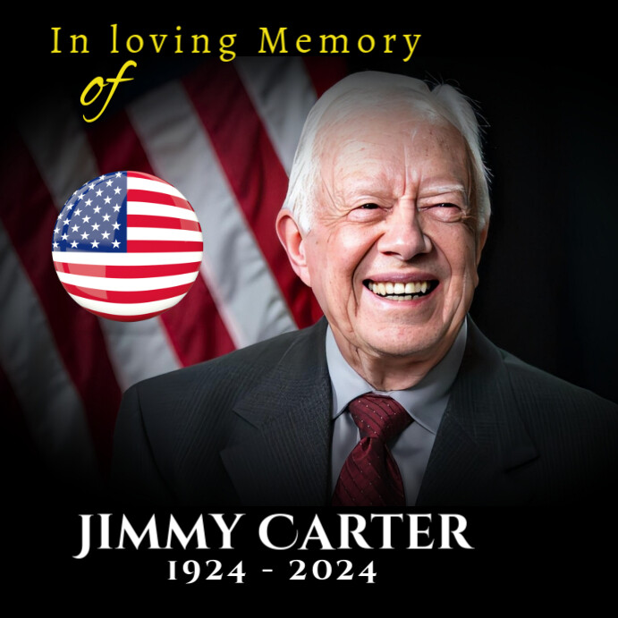 Black Illustrative In Loving Memory Instagram Post Template | PosterMyWall