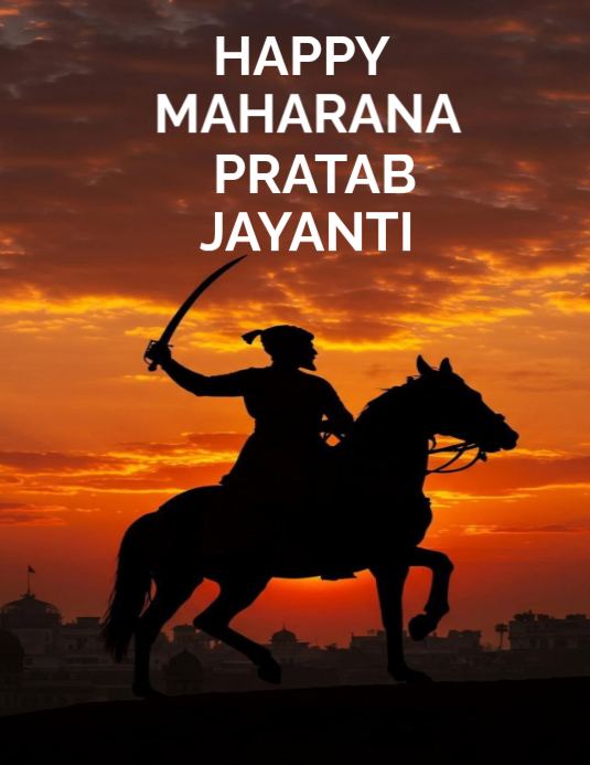 Maharana Pratap Jayanti Flyers Template | PosterMyWall