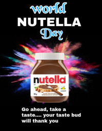 Nutella Template | PosterMyWall