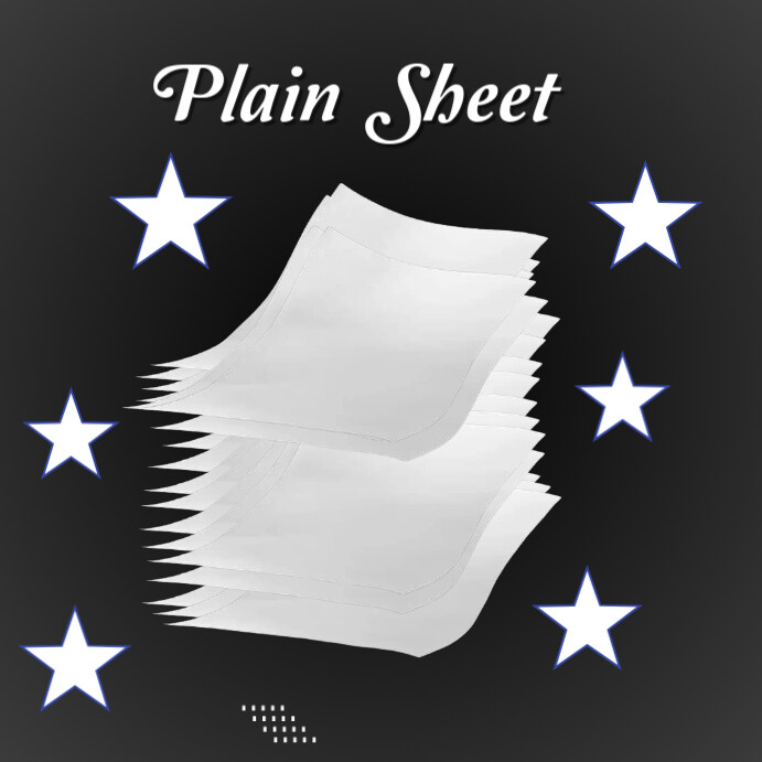 Black Illustrative Plain Paper Sheet Instagram Post Template | PosterMyWall