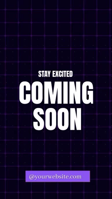 Copy of Black Illustrative Stay Excited Digital Disp | PosterMyWall