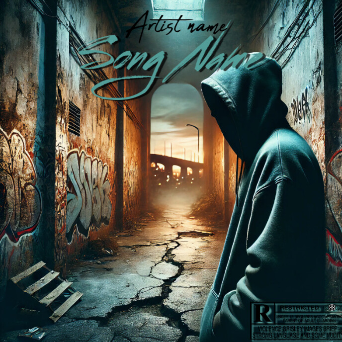 Copy of Black Intense, Urban Vibe Album Cover | PosterMyWall