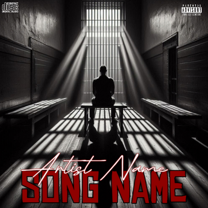 Black Jail Mixtape Album Cover Album Cover Template | PosterMyWall