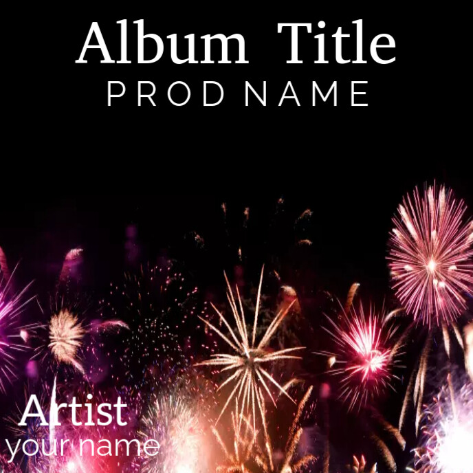 Black Joyful Aesthetic Album Cover Template | PosterMyWall