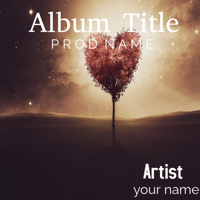 Black Joyful Aesthetic Album Cover Template | PosterMyWall