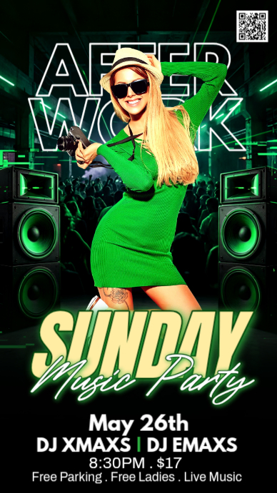 After Work Music Party Template | PosterMyWall