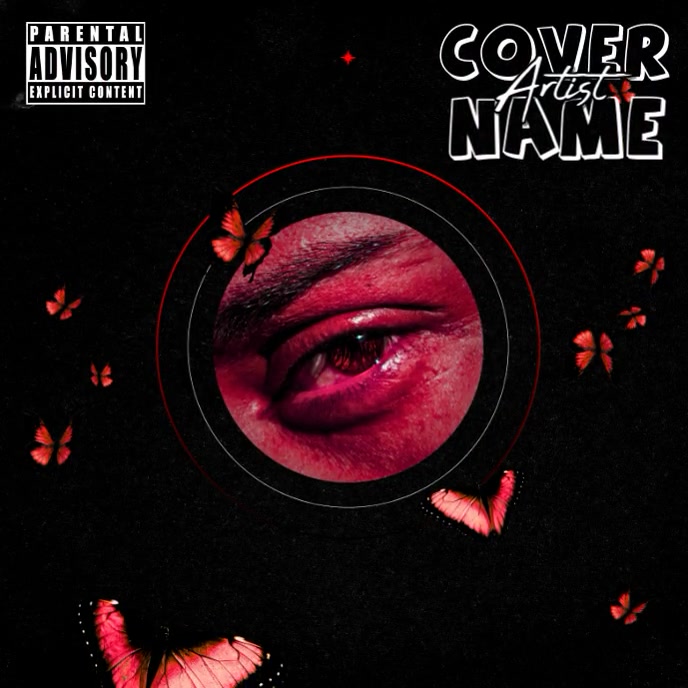 Black Joyful Album Cover Album Cover Template | PosterMyWall