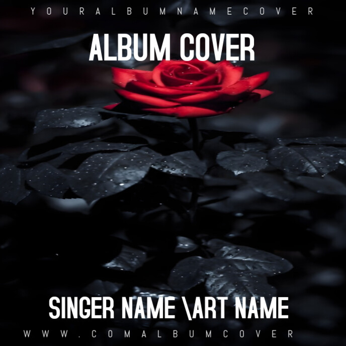 Copy of Black Joyful Album Cover Design Template Album Cover | PosterMyWall