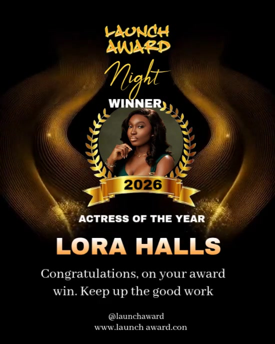 Black Joyful Award Night Instagram Portrait Template | PosterMyWall