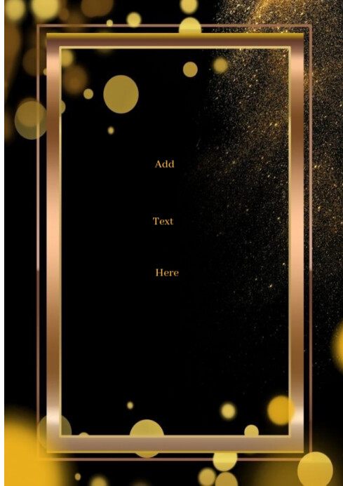 Copy of Black Joyful Background Design A4 | PosterMyWall