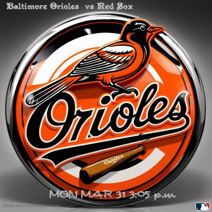 Black Joyful Baltimore Orioles Instagram Post Template | PosterMyWall