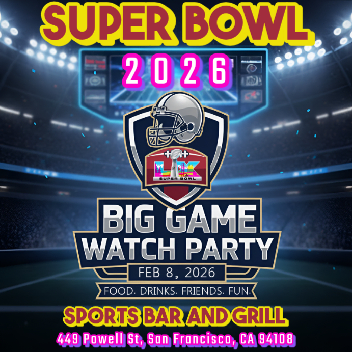 Black Joyful Big Game Watch Party 2026 Instagram Post Template ...